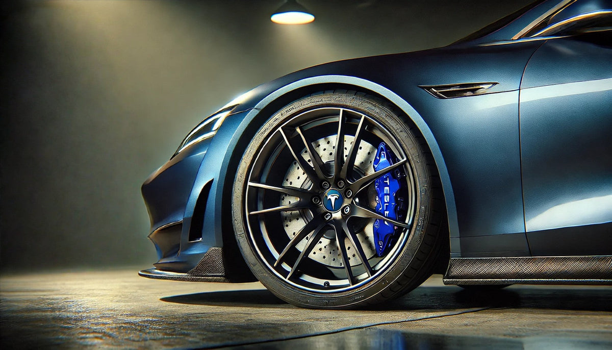 Custom Paint Tesla Calipers: Enhance Your Ride with Atomic Wheels - Blog