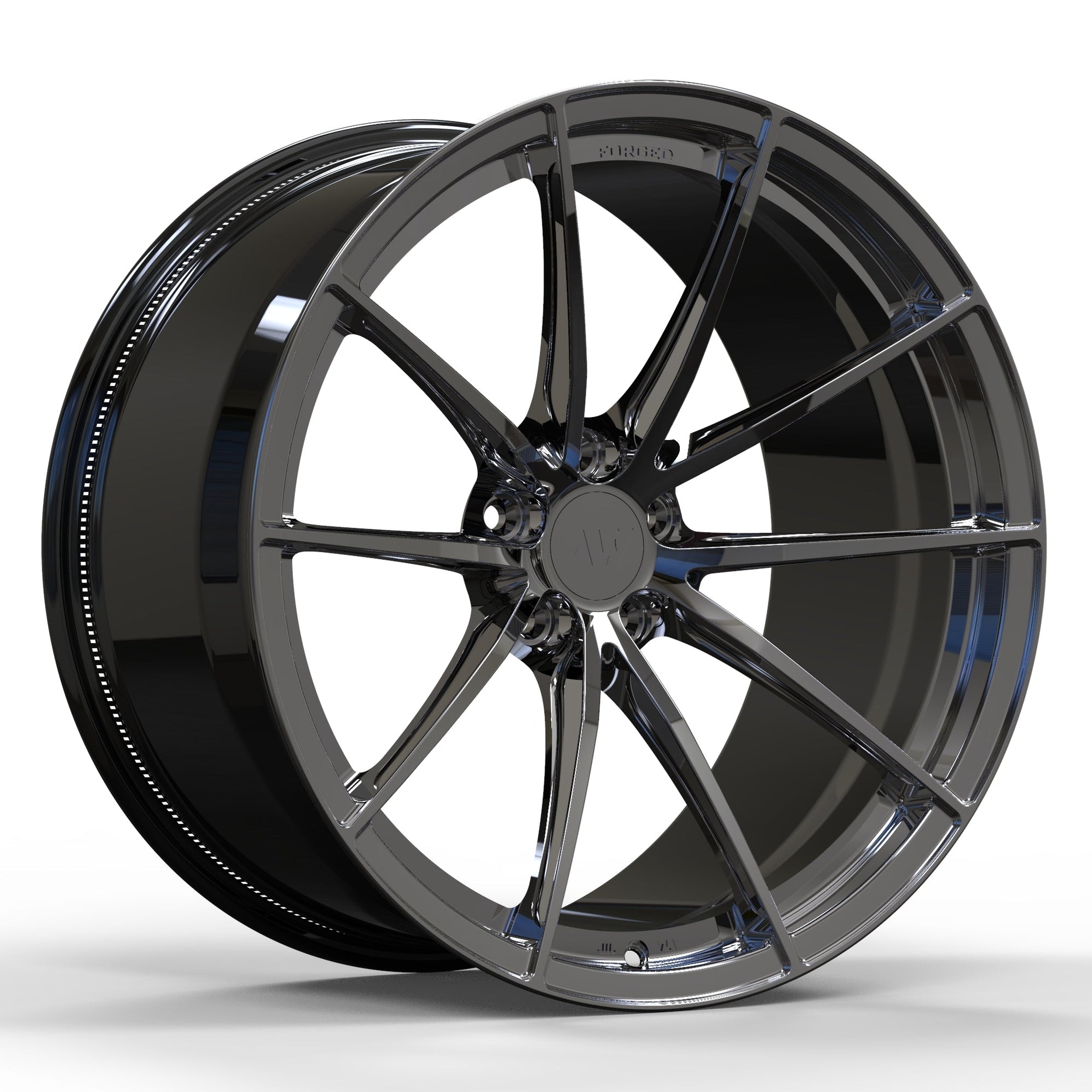 AWX for Audi RS6/RS7 C8 21x10.5 Inch +10 Offset Forged Wheels Titan ...