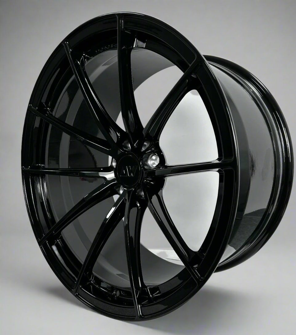 AWX for BMW M2/M3/M4 20x10 Inch +12 Offset Forged Wheels Gloss Black ...