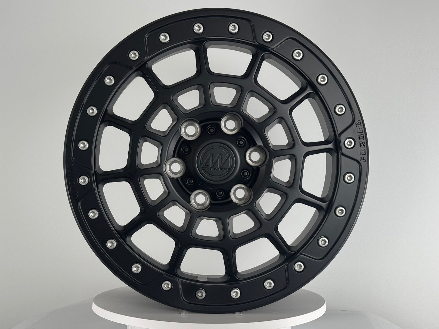 AW08B for Tesla Cybertruck 18x9.0 Inch +40 Offset Forged Wheels Satin ...