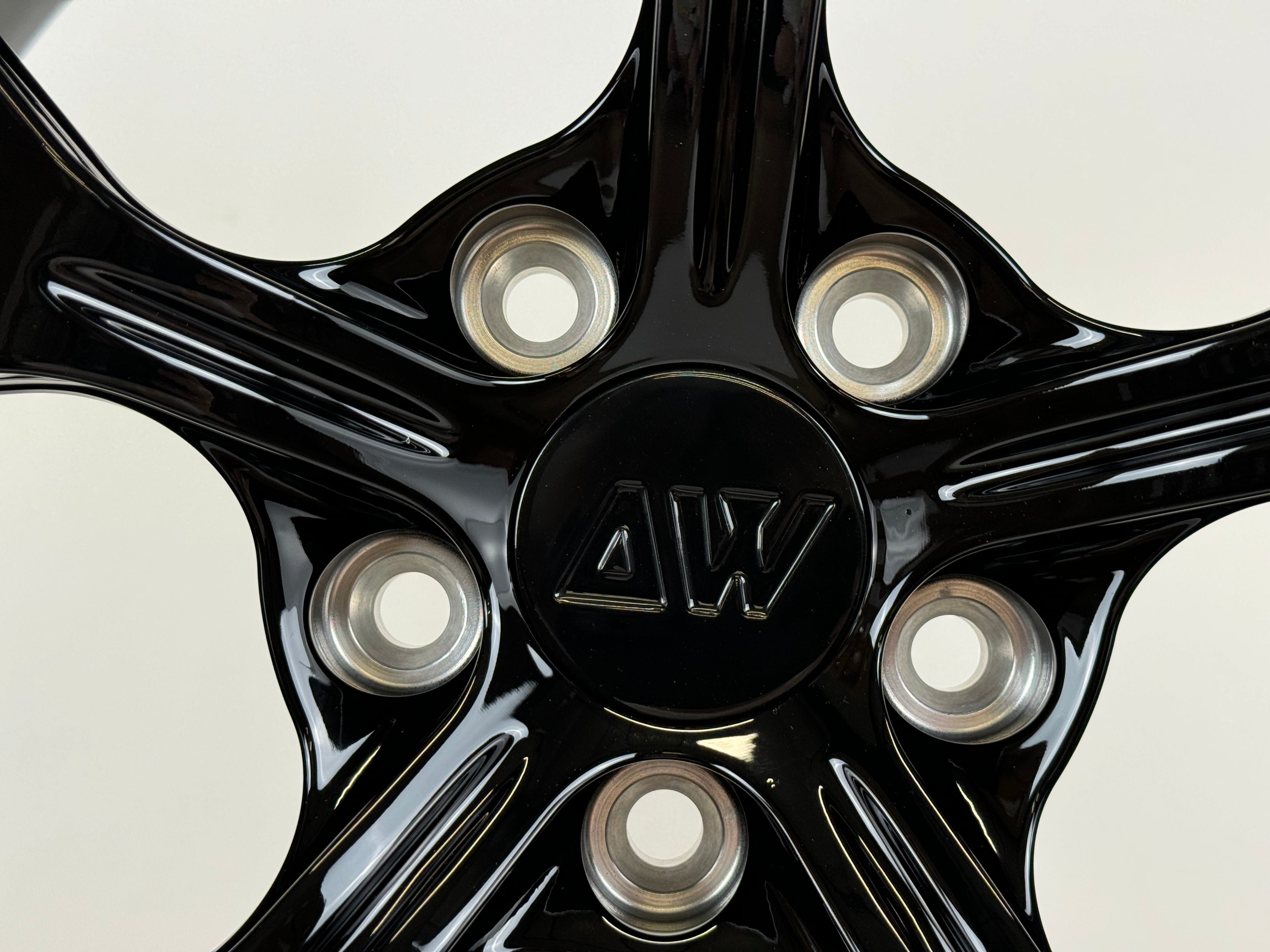 AWZZ for Tesla Model S 19x10 Inch +35 Offset Forged Wheels Gloss Black ...