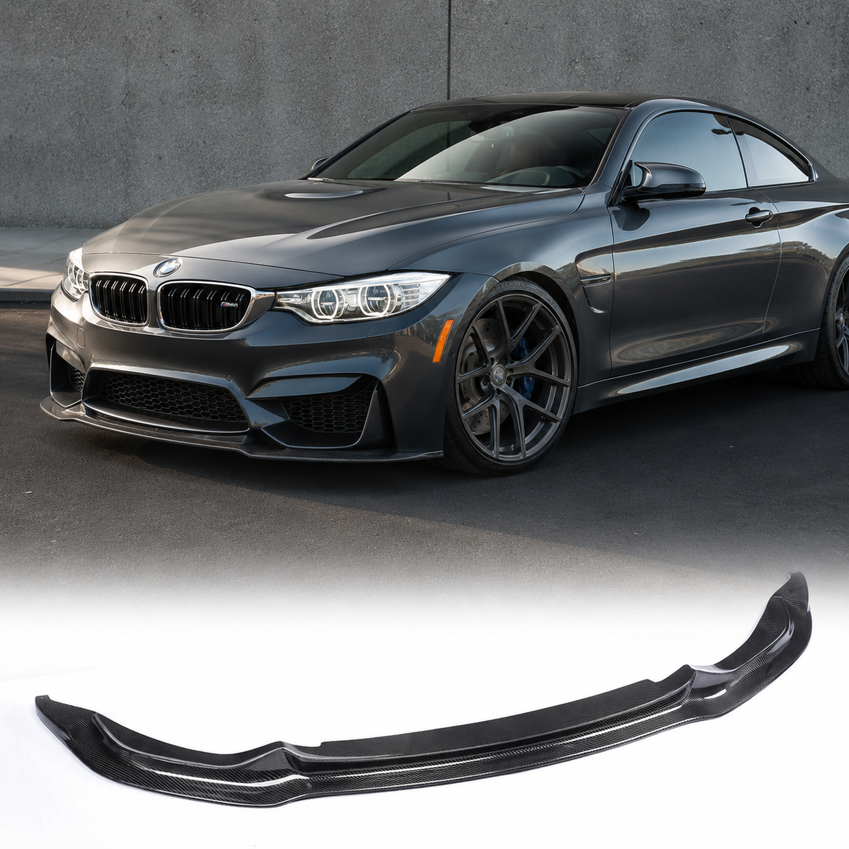 Carbon Fiber Front Lip for BMW M3/M4 F8x - buy at Atomic Wheels