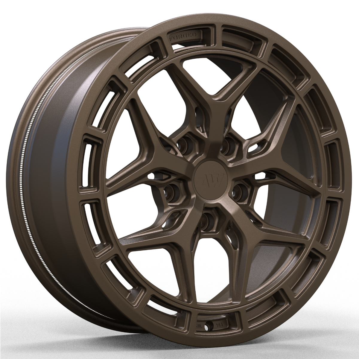 AW09 for Rivian R1T/R1S 20x8.5 Inch +48 Offset Forged Wheels Satin ...