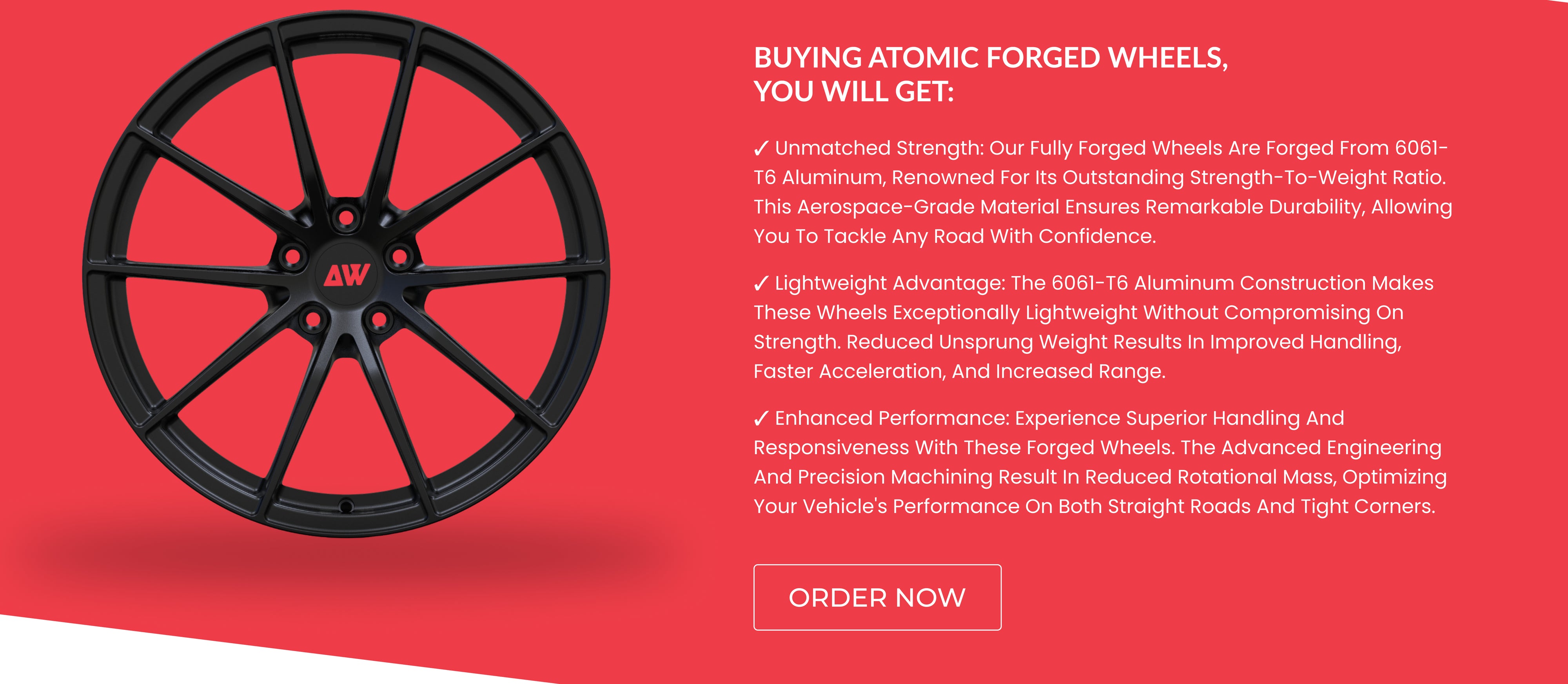 Premium Fully Forged Wheels — Atomic Wheels