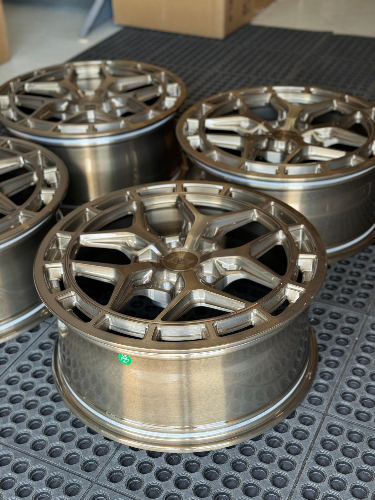 AW09 for Rivian R1T/R1S 20x8.5 Inch +48 Offset Forged Wheels Antique ...