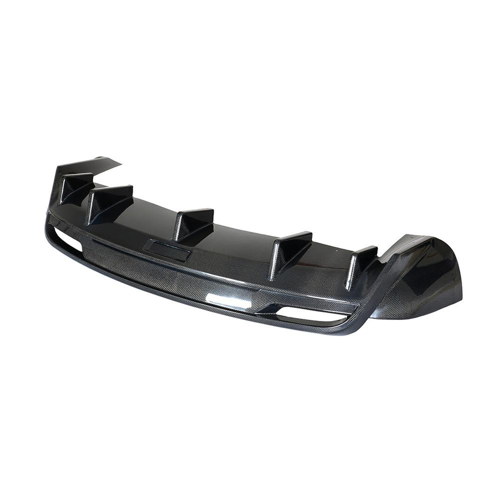 Carbon Fiber Rear Diffuser for Tesla Model X - buy at Atomic Wheels